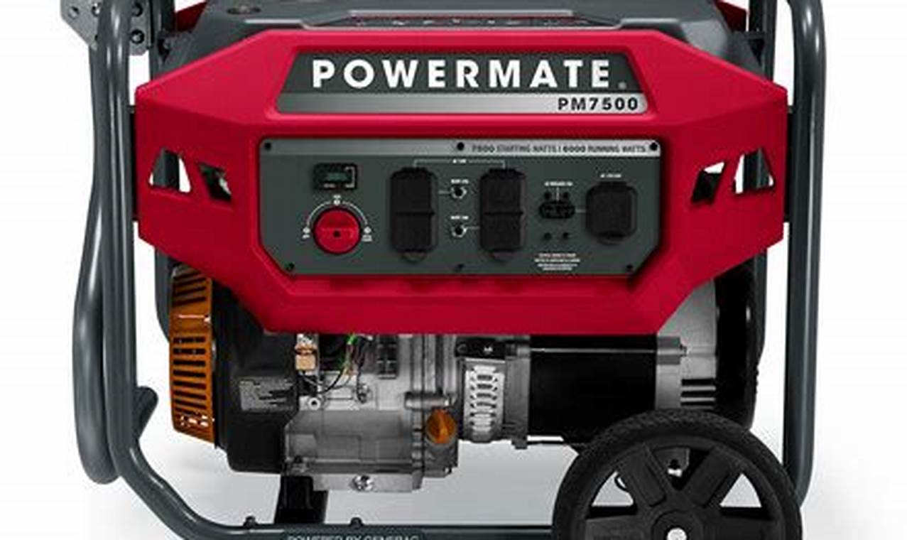 Top Generac Powermate 7500W Portable Generator Review