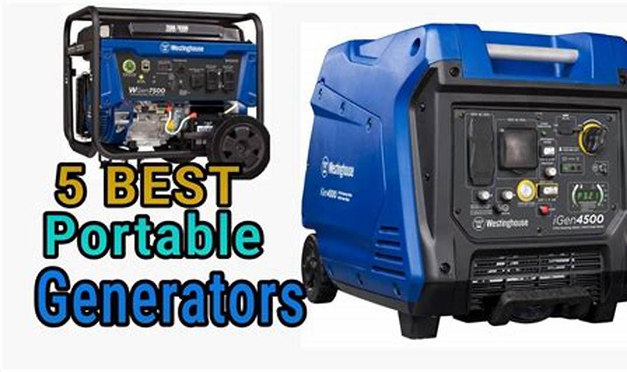 Top 5 Best Portable Generators of 2019: Reviews