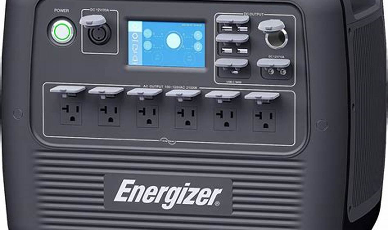 Best Energizer Portable Power Station Solar Generators