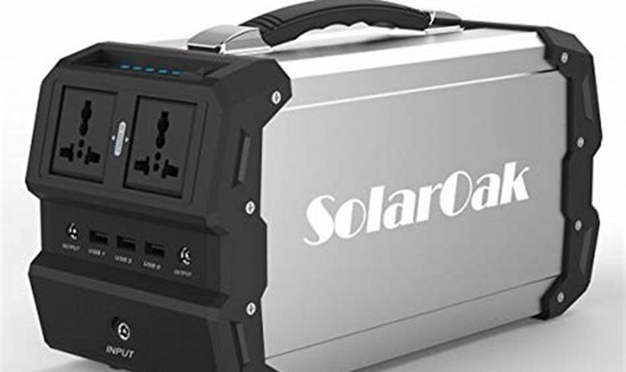 Best Solar Oak Portable Generators: Top Picks & Reviews