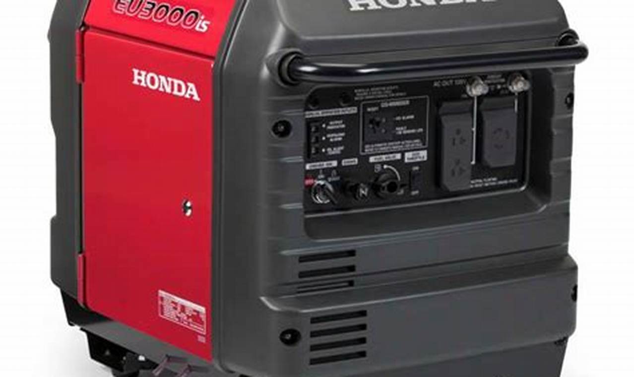 Quiet Honda EU3000iS Generator: Portable Power