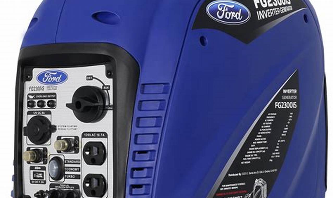Best Ford Portable Generators: Power & Reliability
