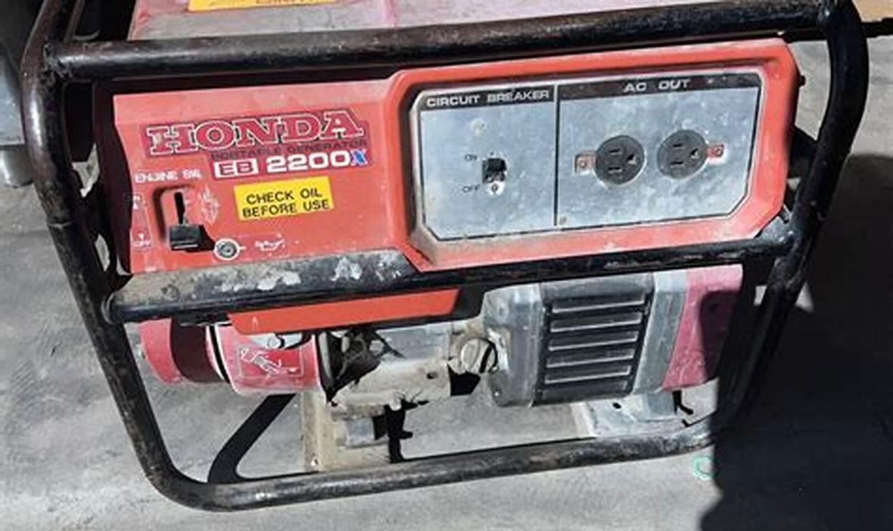 Best Honda Portable Generator EB2200x Review & Guide