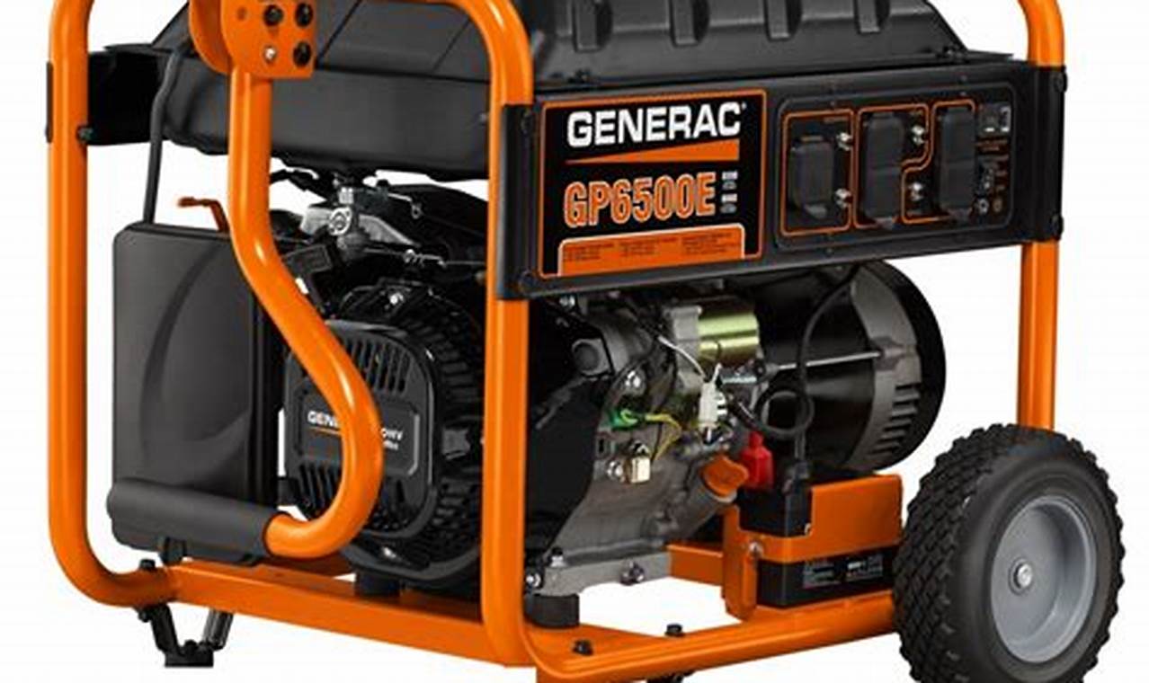 Best Generac Portable Generator Electric Start Guide