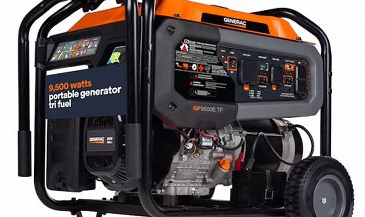Best Generac Portable Generator 9500: Review & Guide