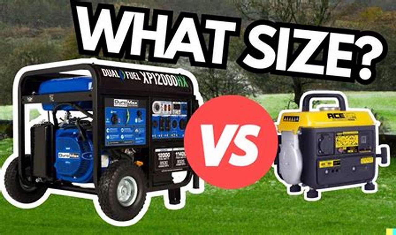 Best Portable Generator Size for Your Home: A Guide
