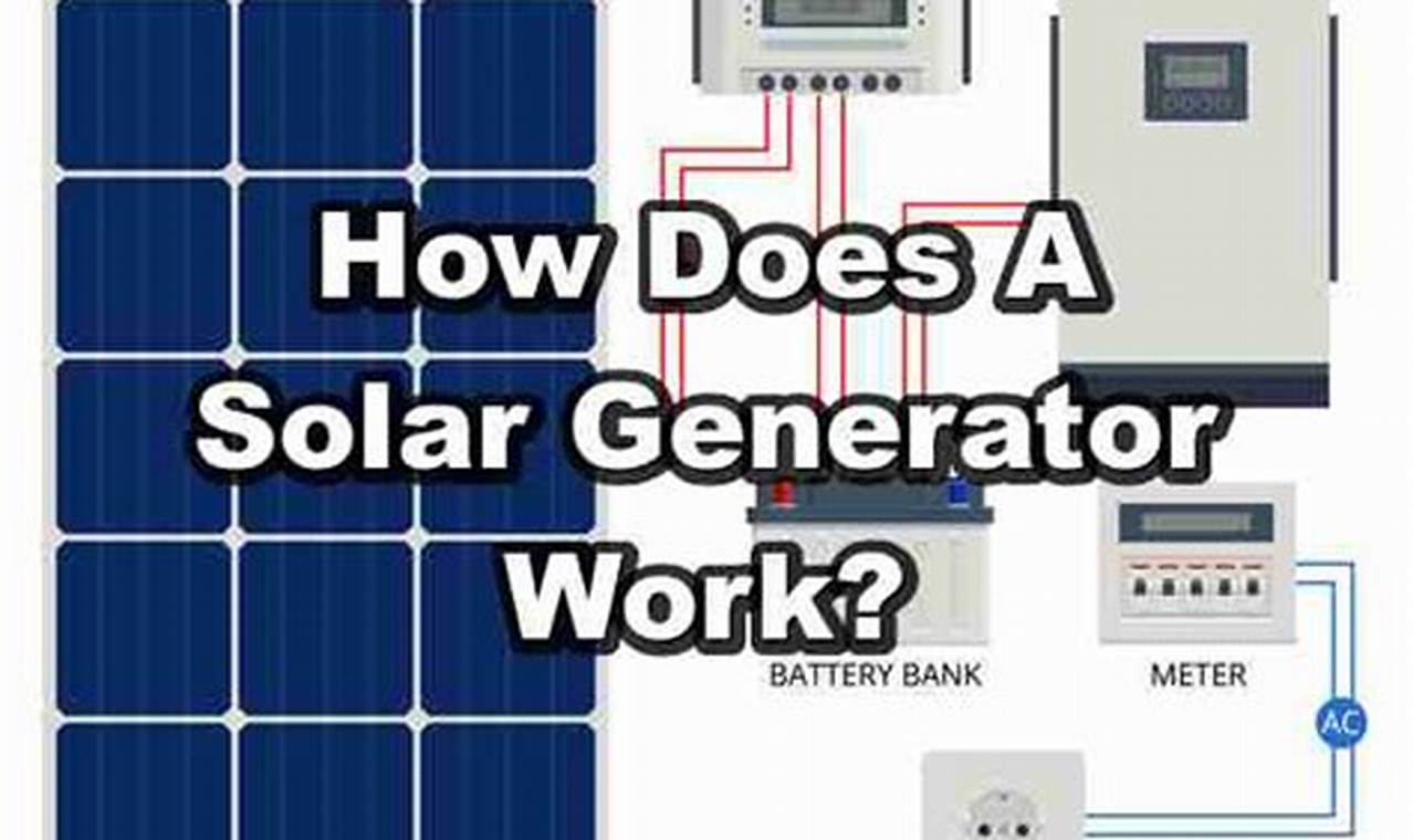 Understanding Portable Solar Generator Functionality