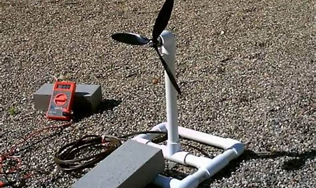 Build Your Own Portable Wind Generator DIY