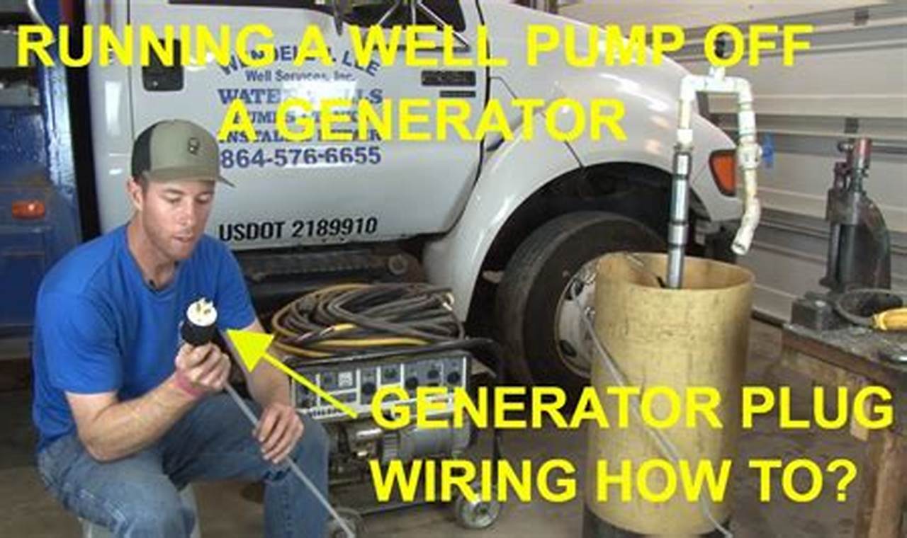 Powering Well Pumps with Portable Generators: A Guide