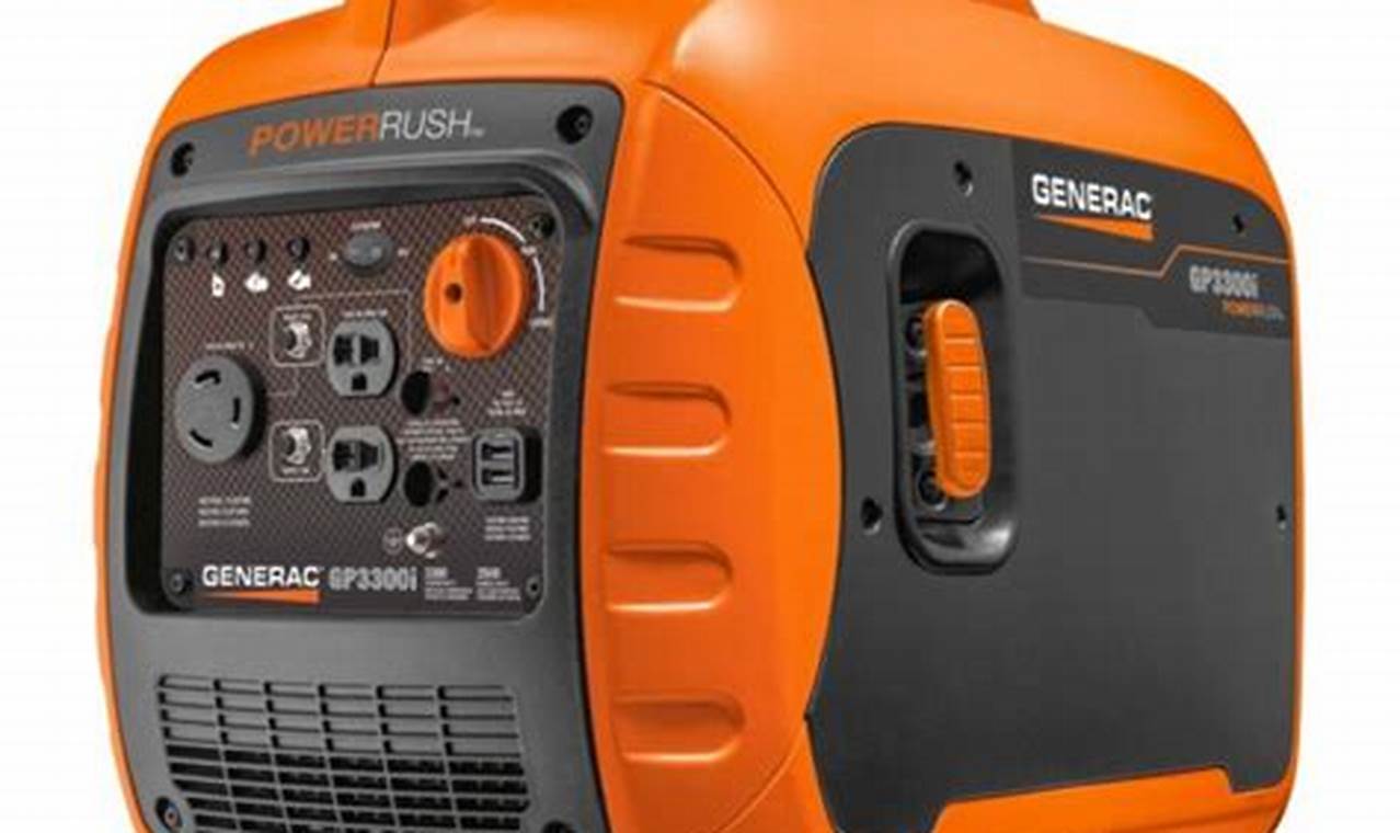 Quiet Generac GP3300i Inverter: Portable Power