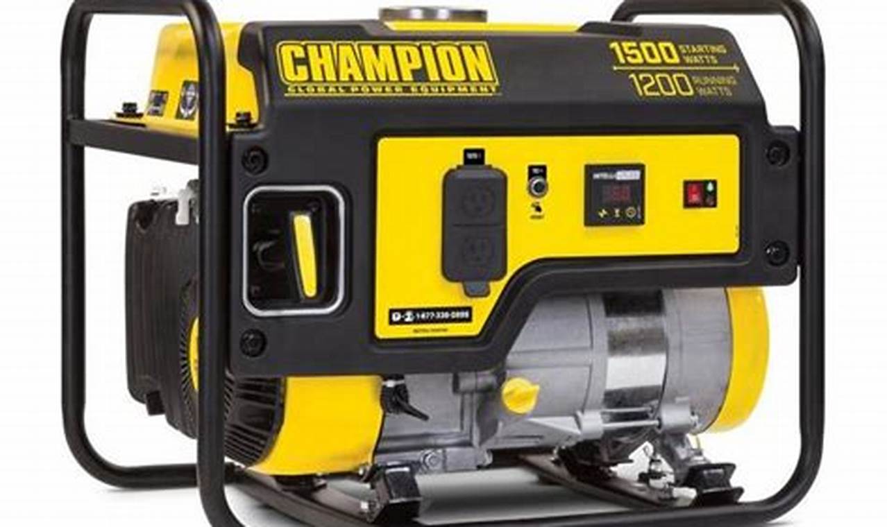Top Small Portable Generators at Lowe's: Buying Guide