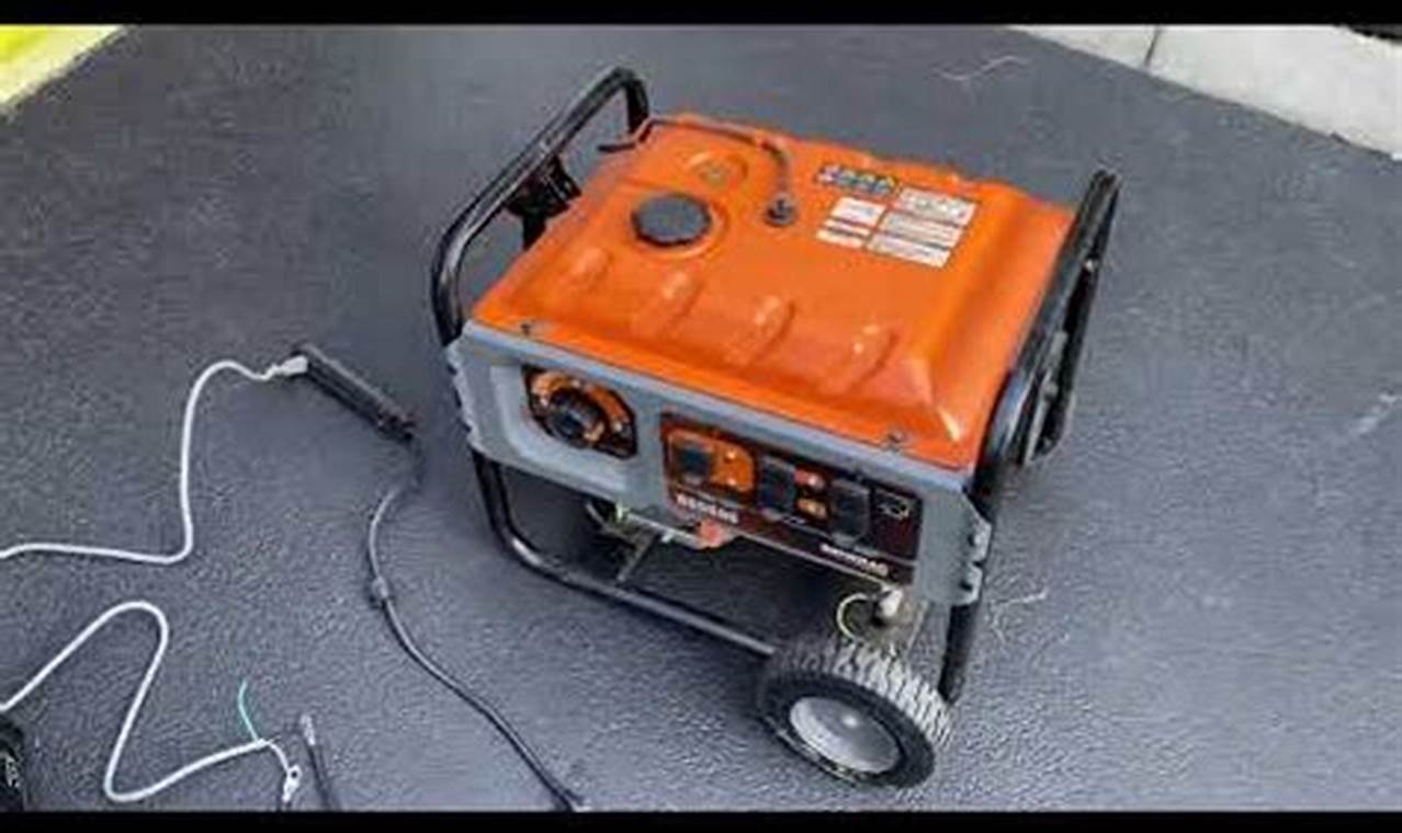 Portable Generator Field Flashing Guide