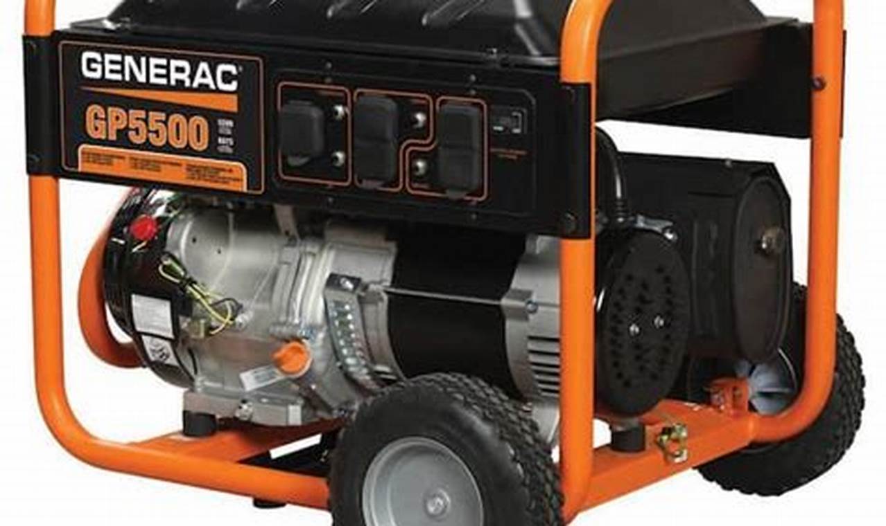 Top Generac Portable Generators: Power & Reliability