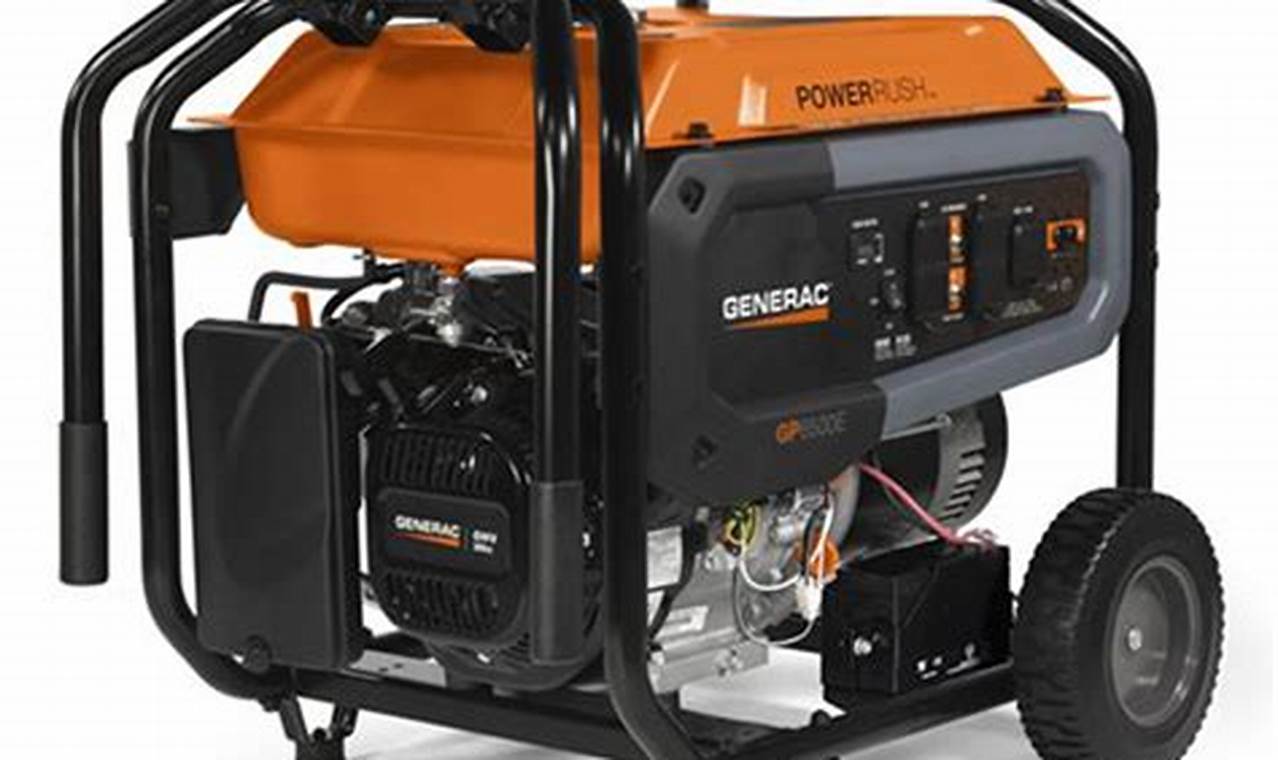 Powerful Generac 6500E Portable Generator Review