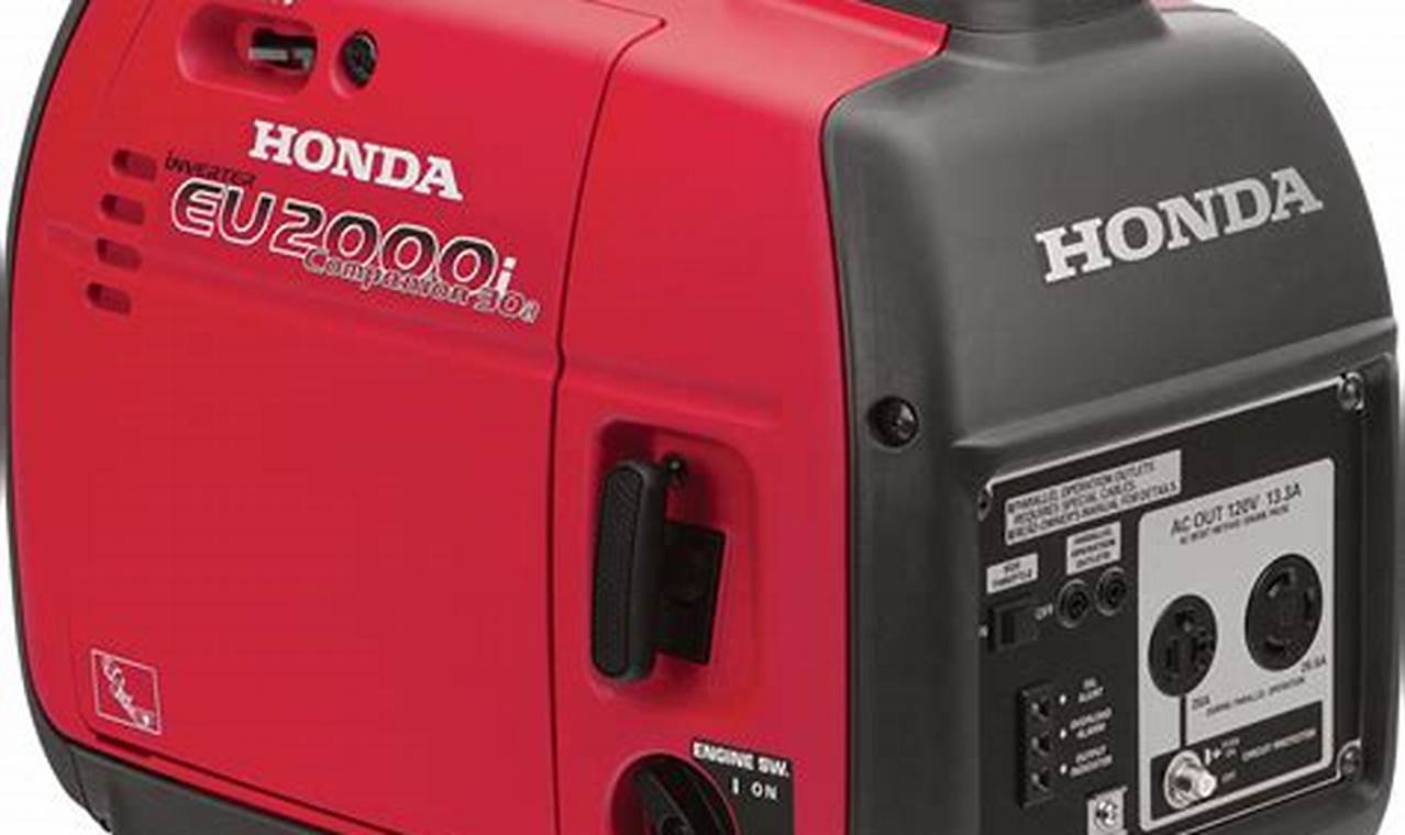 Quiet Honda EU2000i Portable Generator: Power Anywhere
