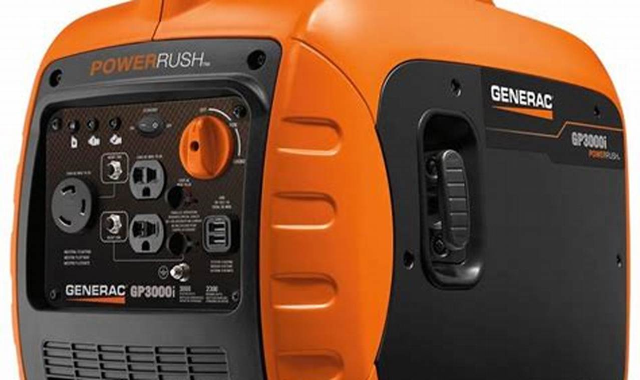 Best Generac Portable 3000W Generators for 2024