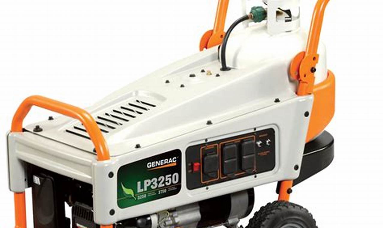 Best Generac LP3250 Portable Propane Generator for Home