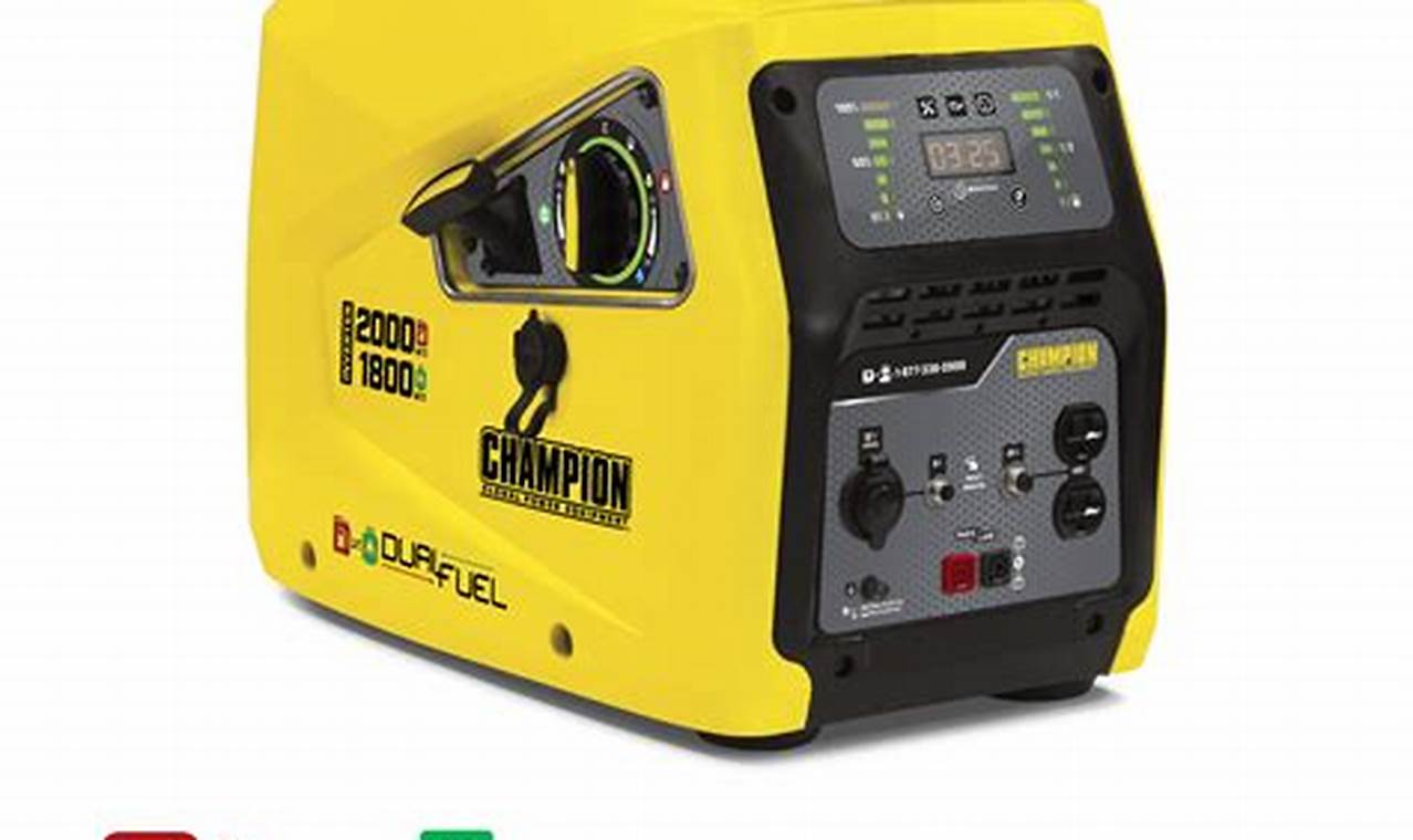 Top Champion Dual Fuel Inverter Generators