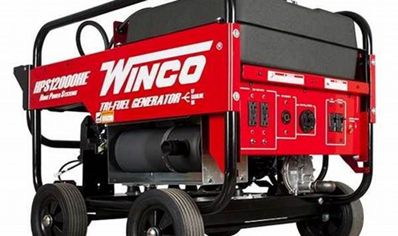 Top Winco Portable Tri Fuel Generators of 2024
