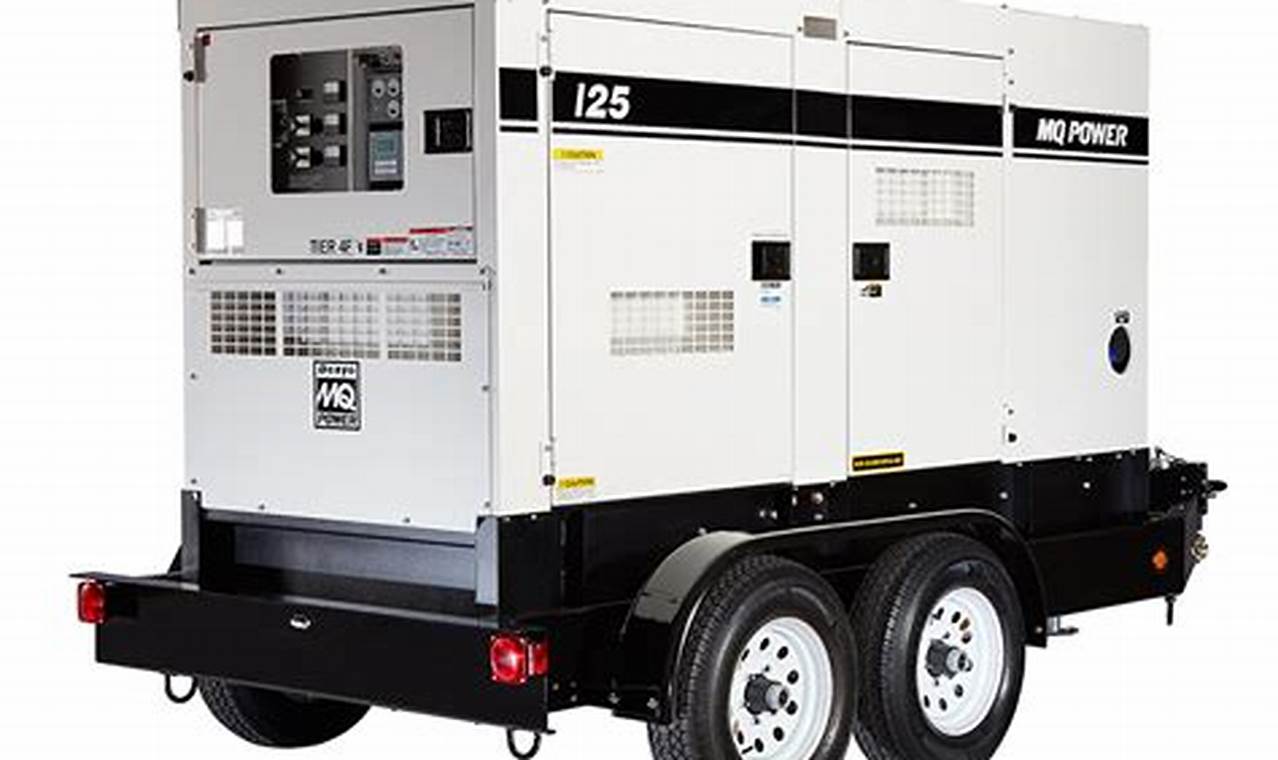 Reliable 100 kW Portable Generators For Sale