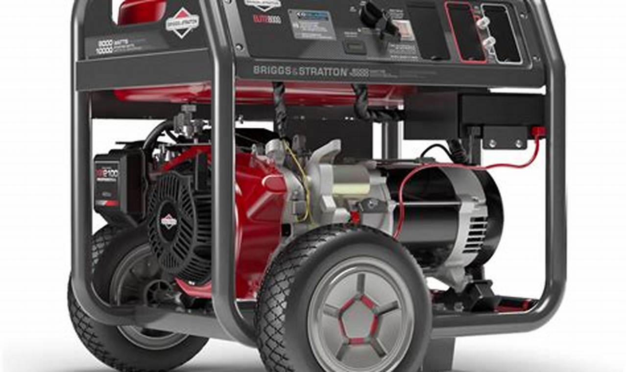 Reliable Briggs & Stratton 8kW Portable Generators
