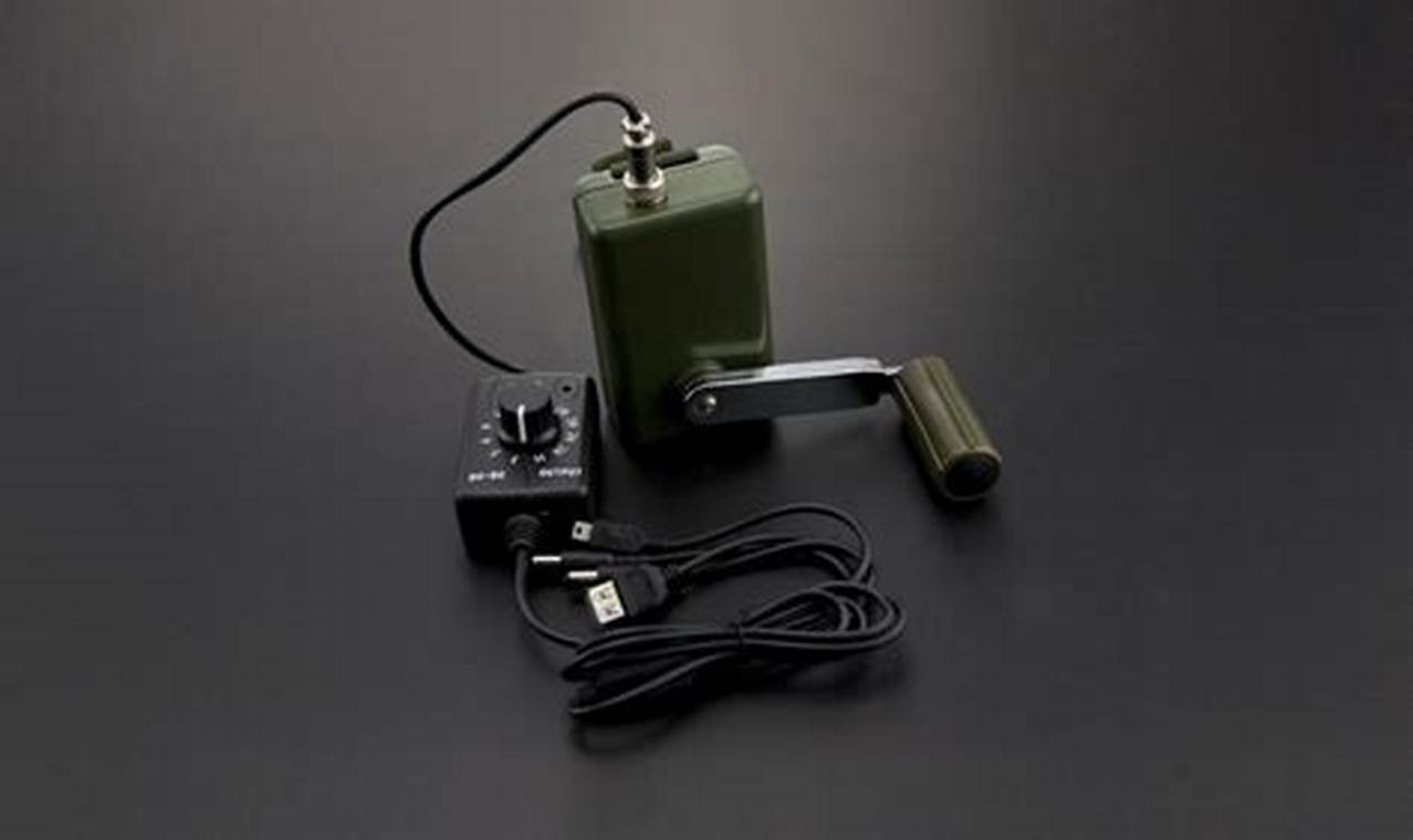 Best Portable Hand Crank Power Generators With Voltage Regulator for ...