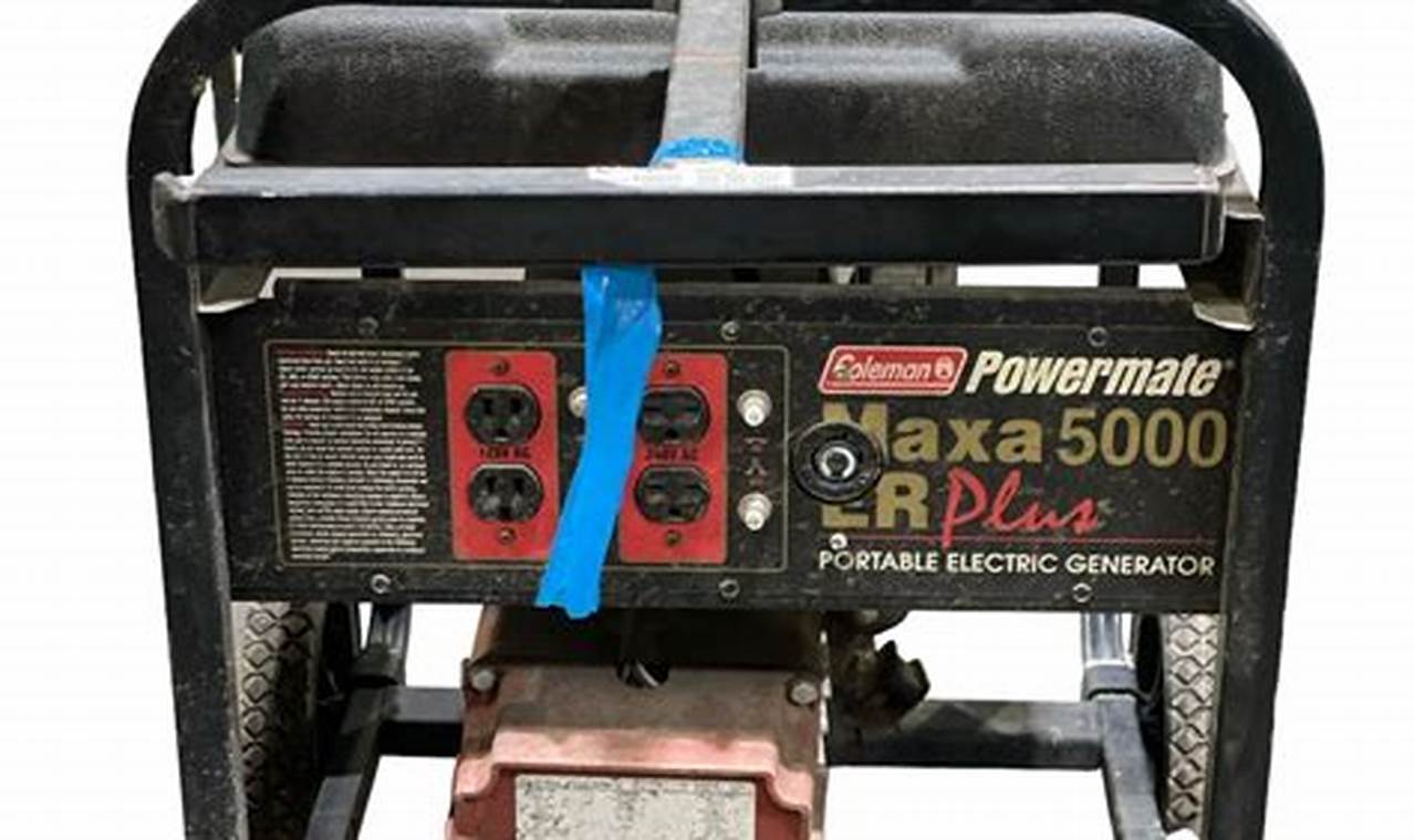 Power Up with Coleman Powermate 5000: Portable Generator