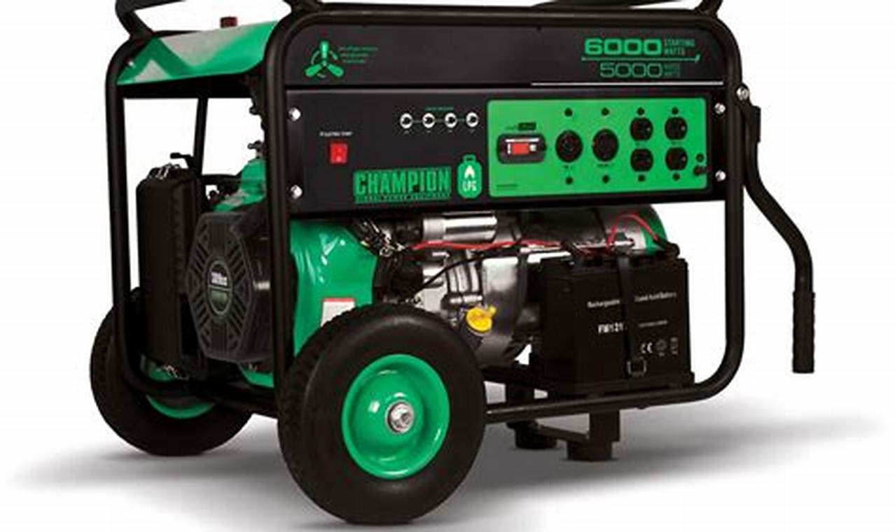 Best Portable Electric Start Propane Generators of 2024