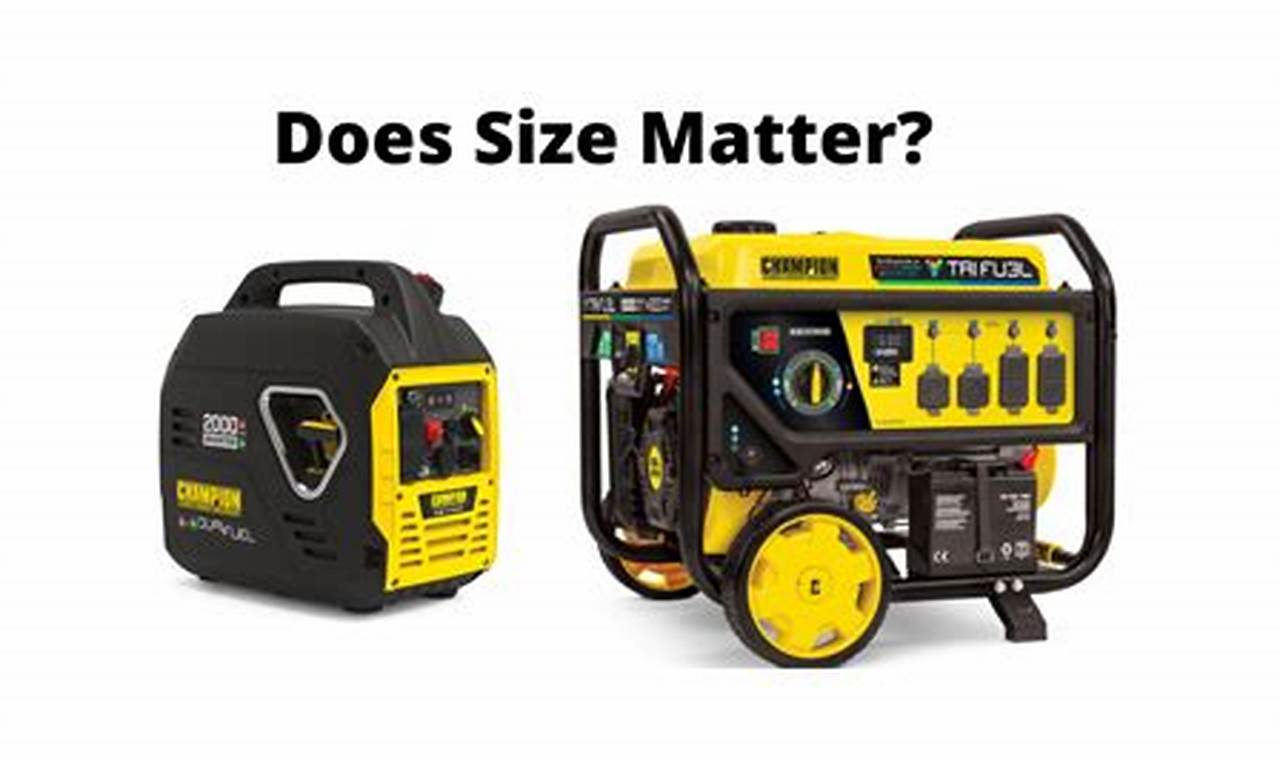 Find the Right Portable Generator Wattage For You
