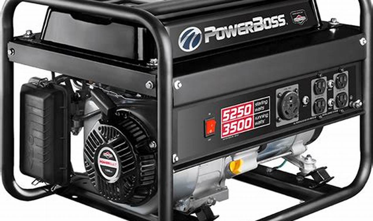 Reliable Briggs & Stratton PowerBoss 3500 Generator Review