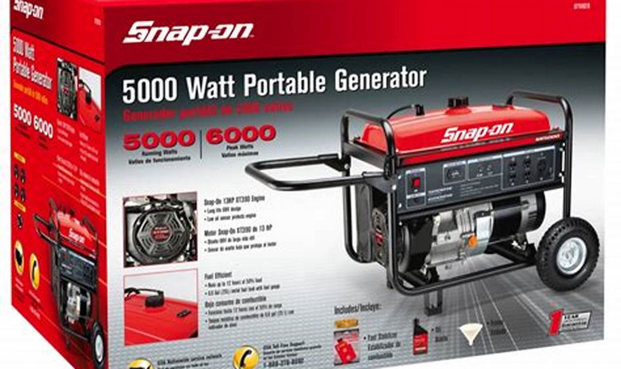 Reliable Snap-on Portable Generators: Power On the Go