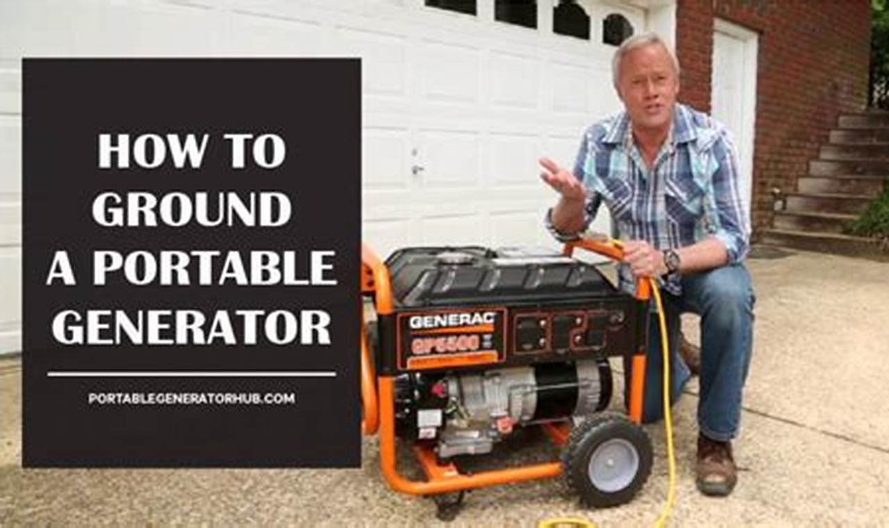 Safe Portable Generator Grounding at Home