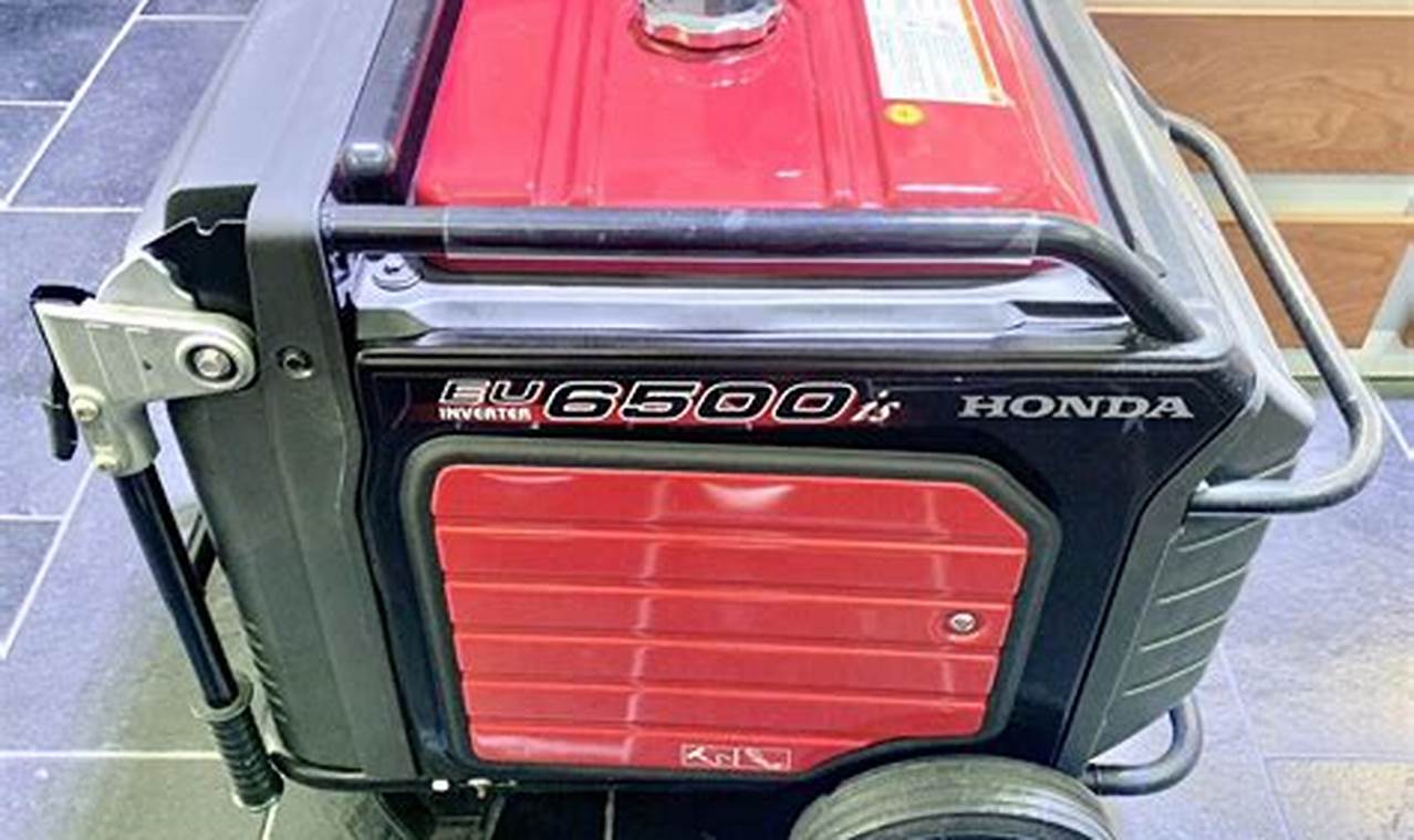 Quiet Honda EU6500is Generator: Power & Portability
