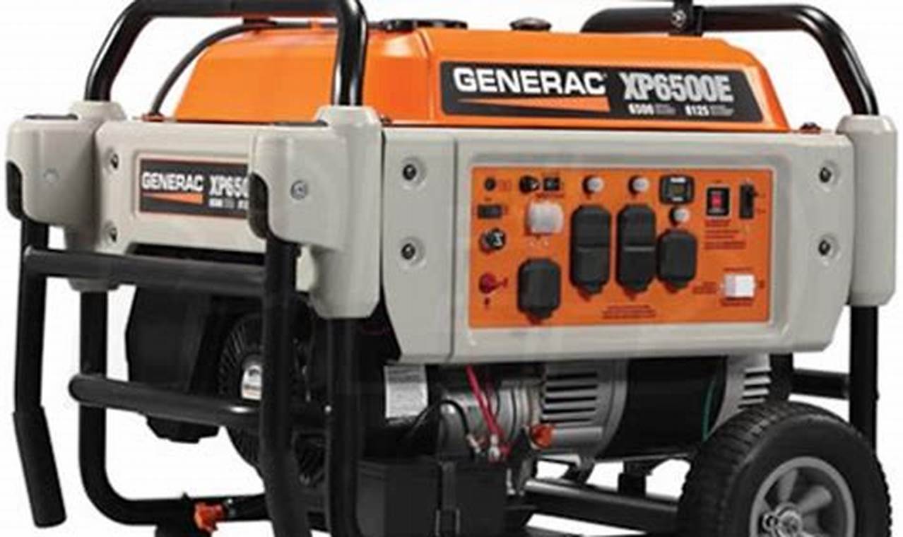 Powerful Generac XP6500E Portable Generator Review