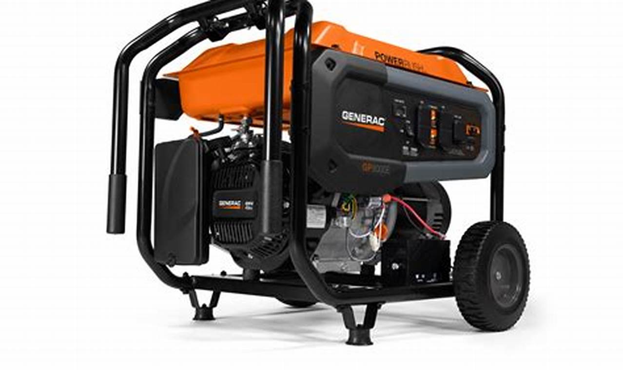 Powerful Generac 7676 GP8000E Portable Generator Review
