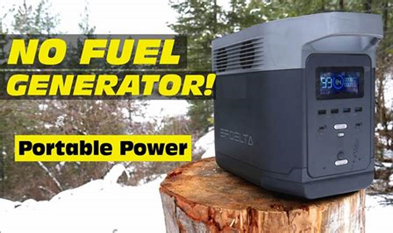 Best Non-Gasoline Portable Generators for 2024