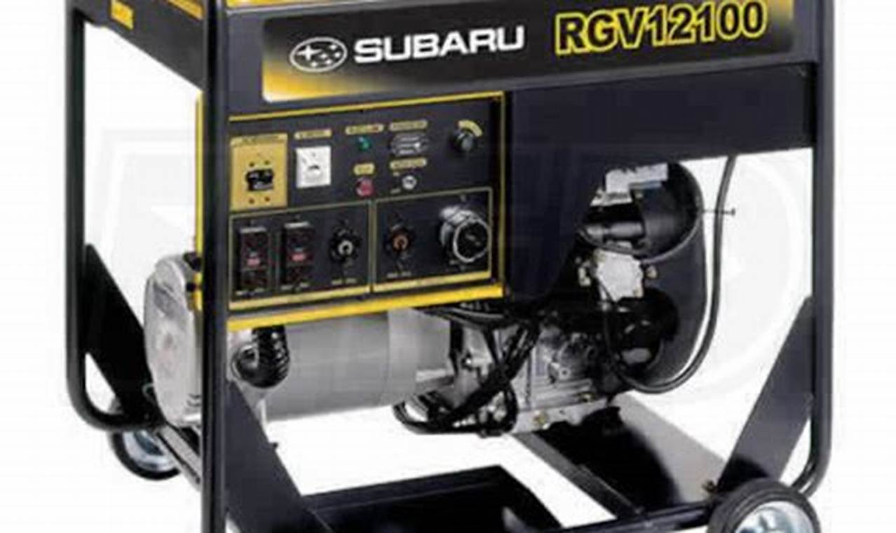 Best Subaru Portable Generators: Reviews & Buying Guide
