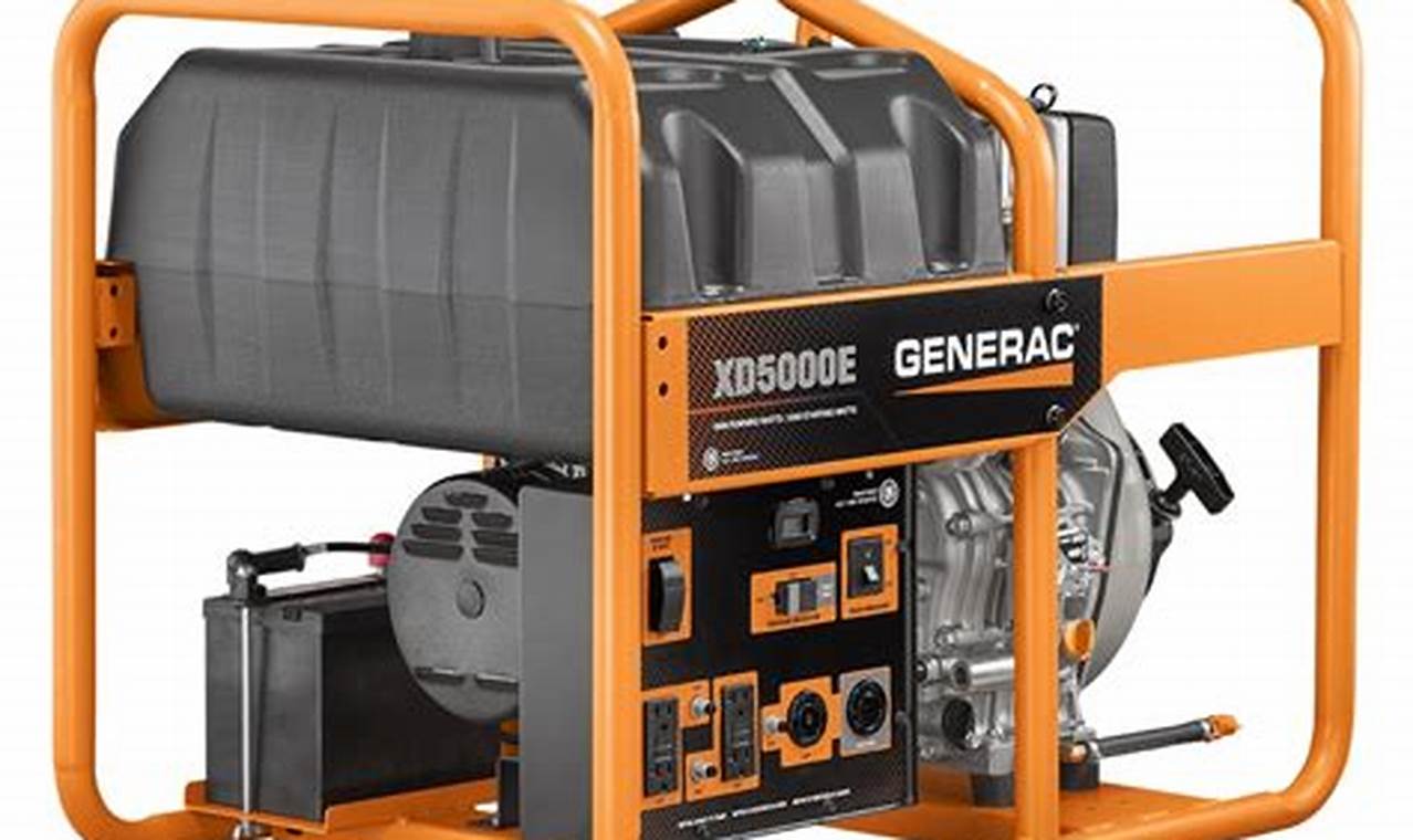 Best Generac Diesel Generator: Portable Power