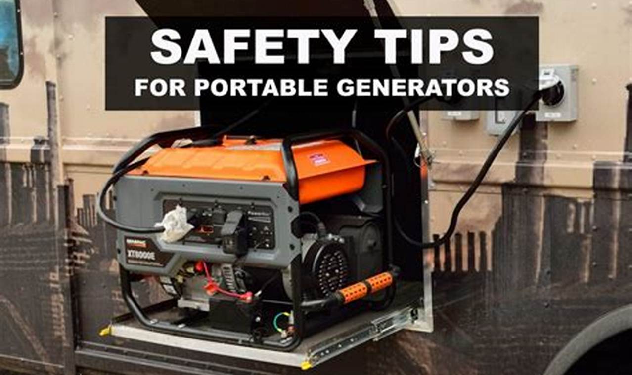 Essential Portable Generator Safety Tips & Tricks