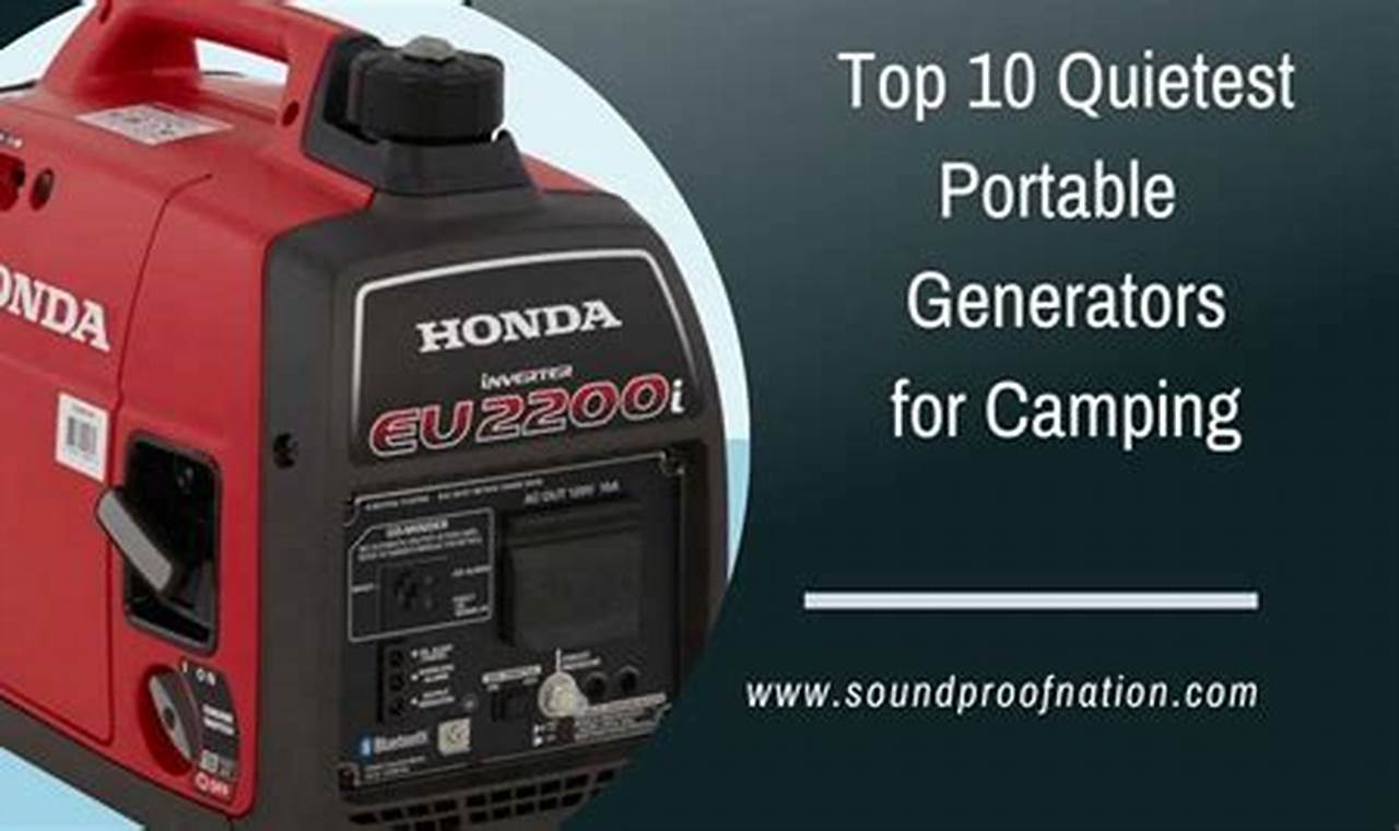 Top 10 Quietest Portable Generators for 2024