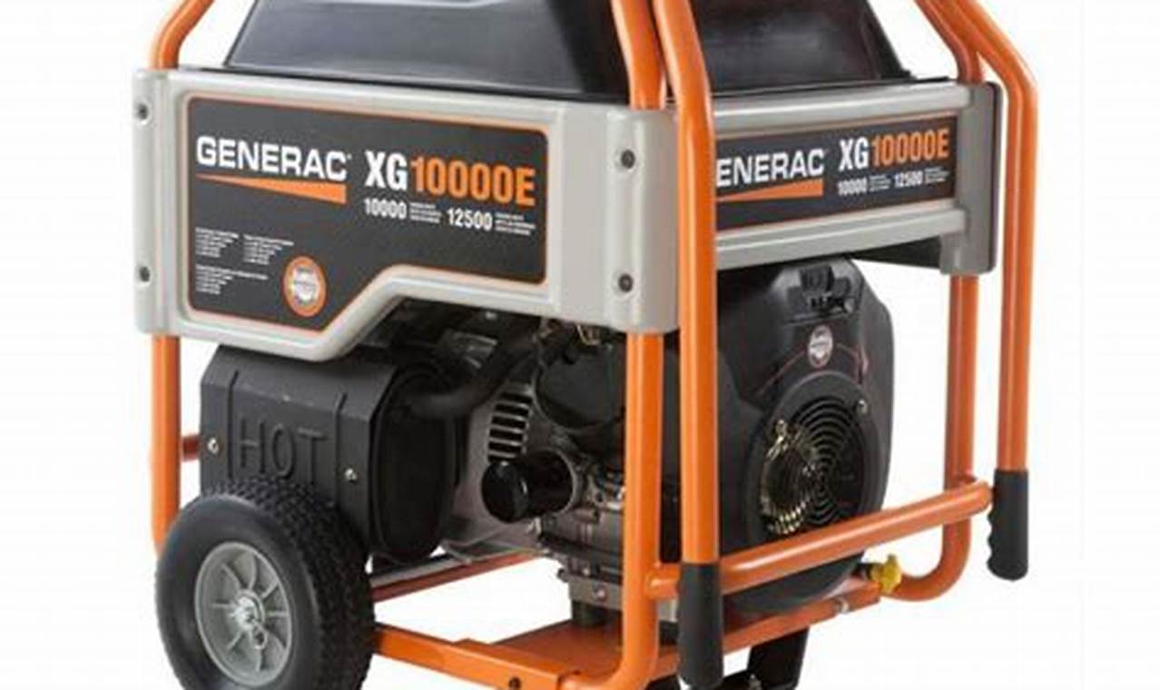 Powerful Generac XG10000E Portable Generator Review