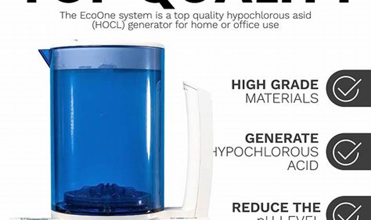 Best Portable Hypochlorous Acid Generators of 2024