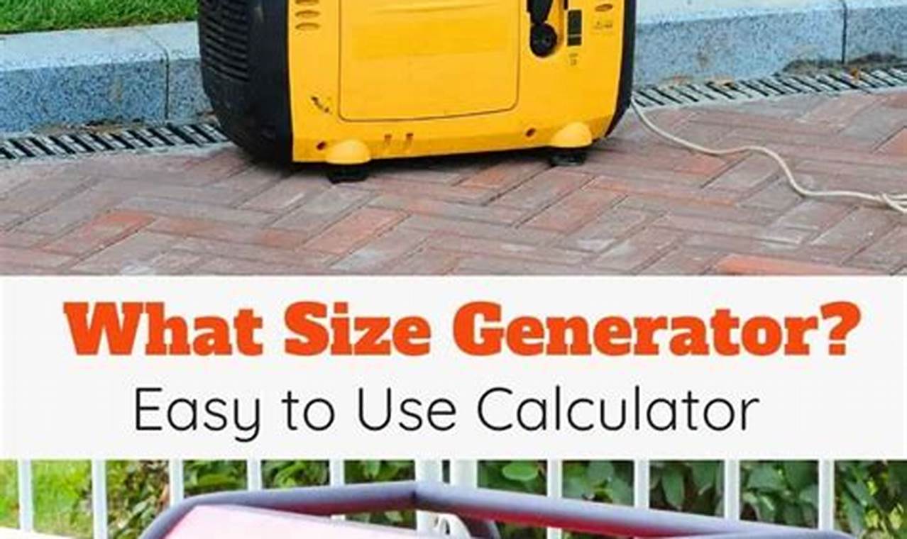 What Size Portable Generator Do I Need? A Guide