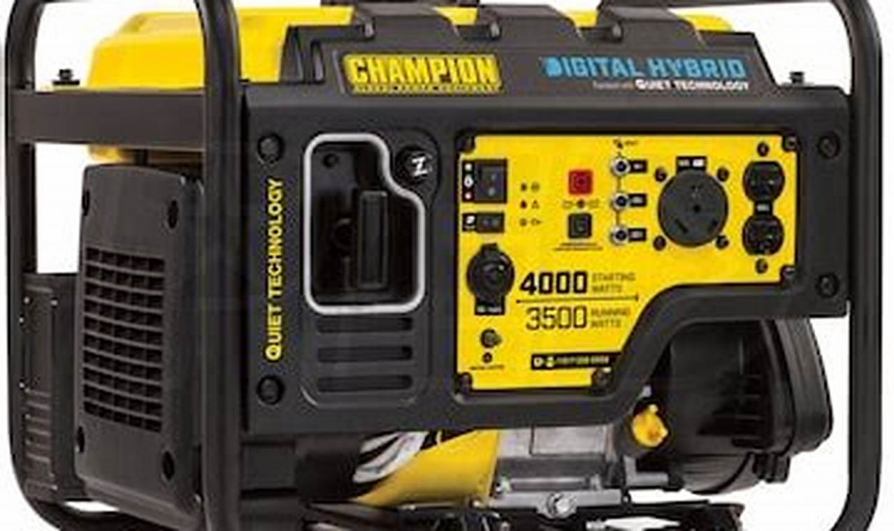 Best Emergency Portable Generators: Buying Guide