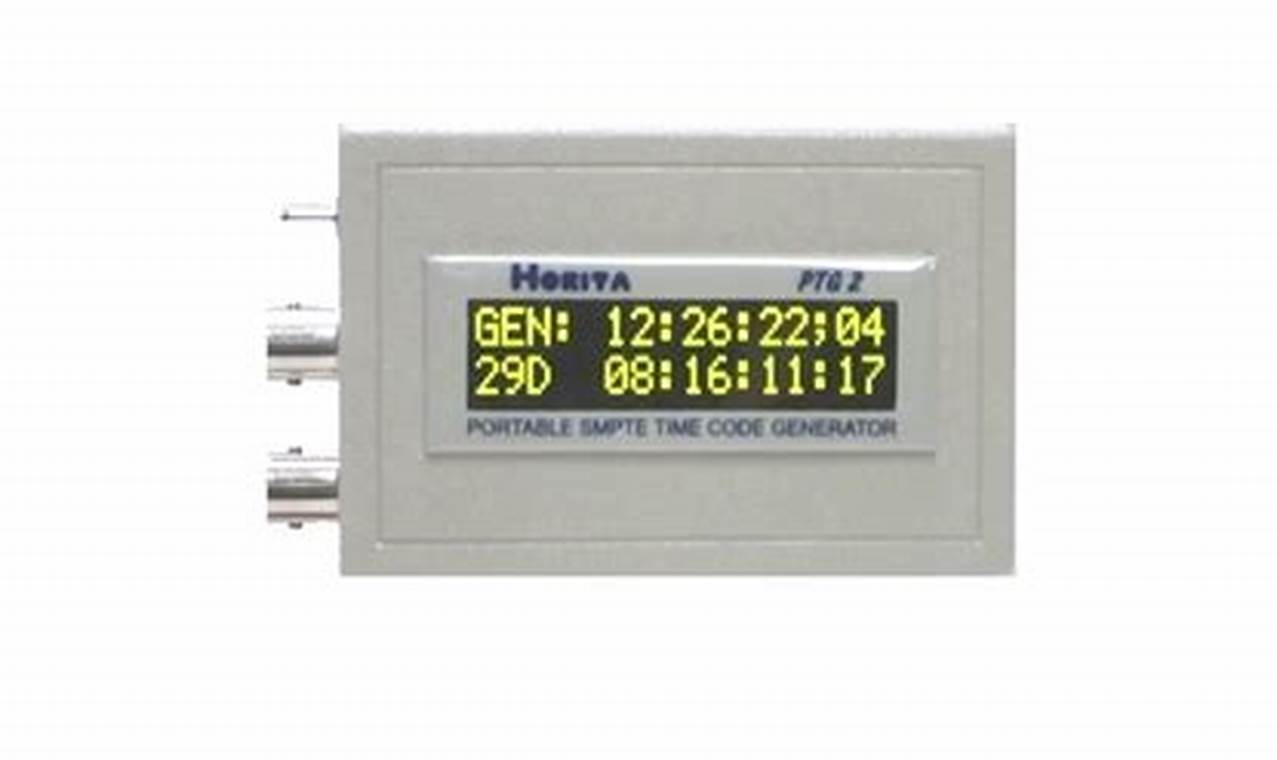 Best Portable Time Code Generators for Film