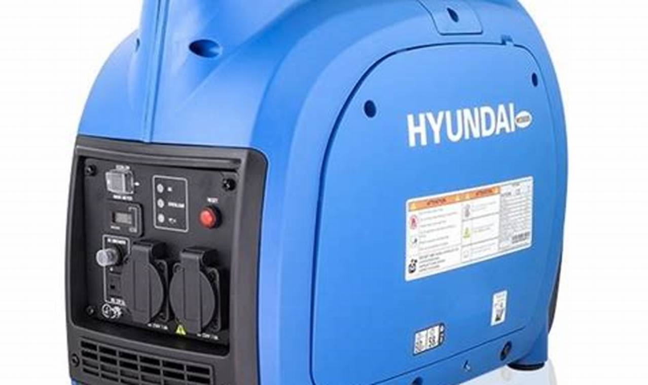 Hyundai Hy2000si 2000w Portable Petrol Inverter Generator