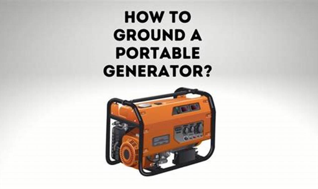 Re-Exciting a Portable Generator: A How-To Guide