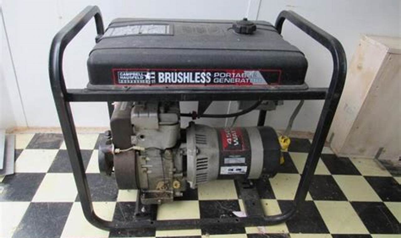 Best Campbell Hausfeld Brushless Portable Generators