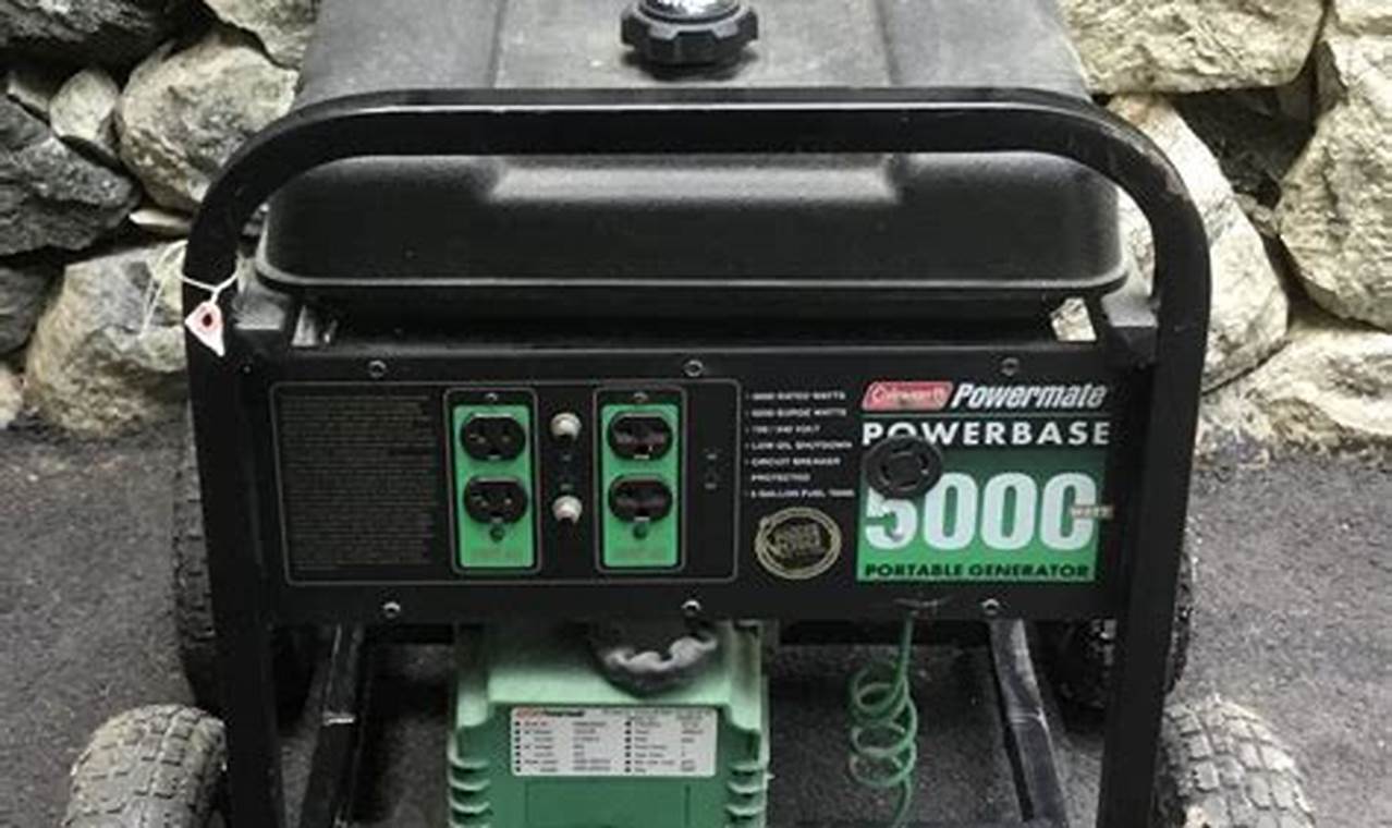 Reliable Coleman Powermate Powerbase 5000 Generator Review