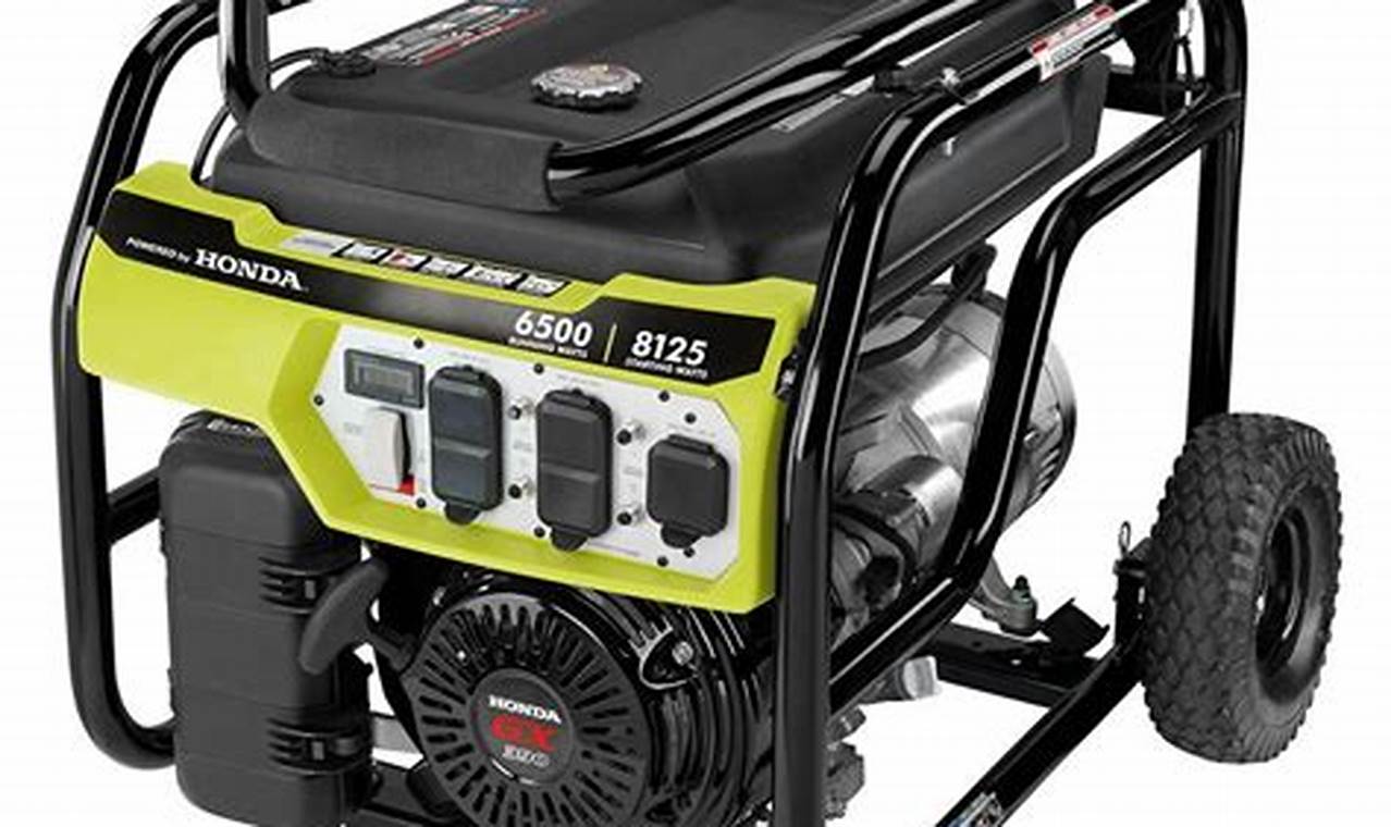 Best Ryobi Portable Generator 6500: Buying Guide